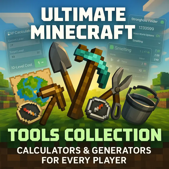Ultimate Minecraft Tools Collection (Calculators & Generators)